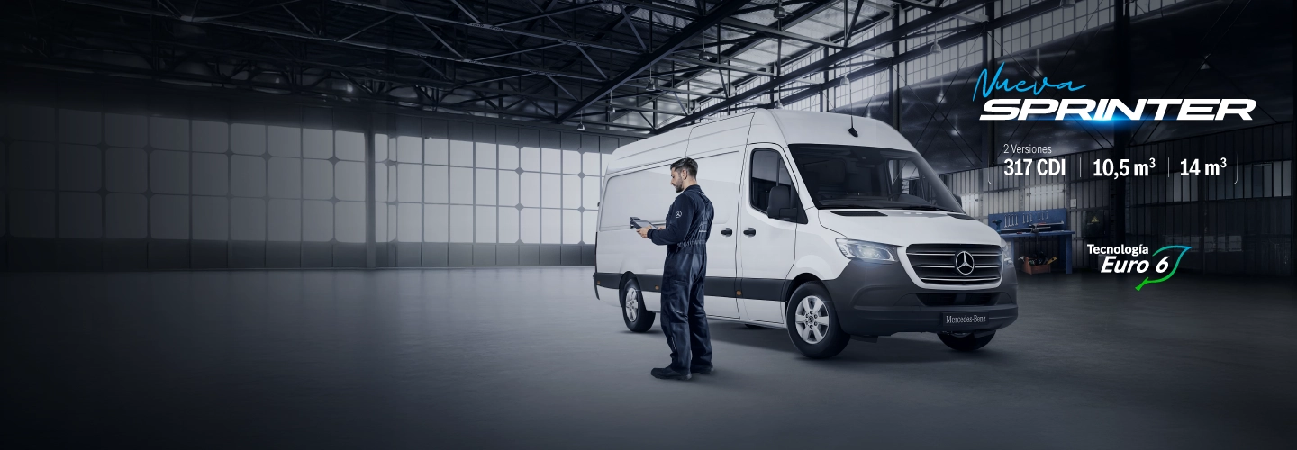 Van Sprinter Carga Mercedes-Benz | Asistente de frenado activo